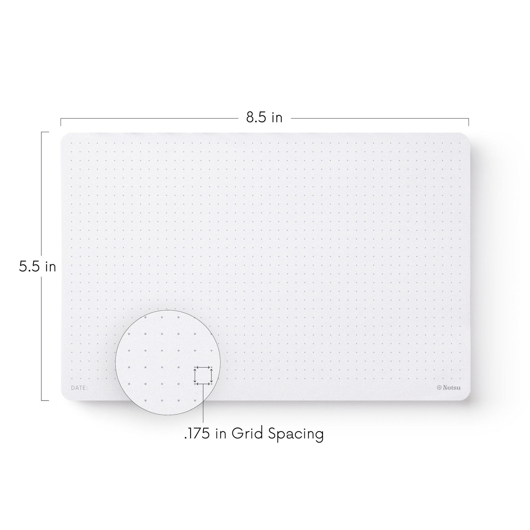 Dot Grid Notepads (Pack of 2) | Notsu